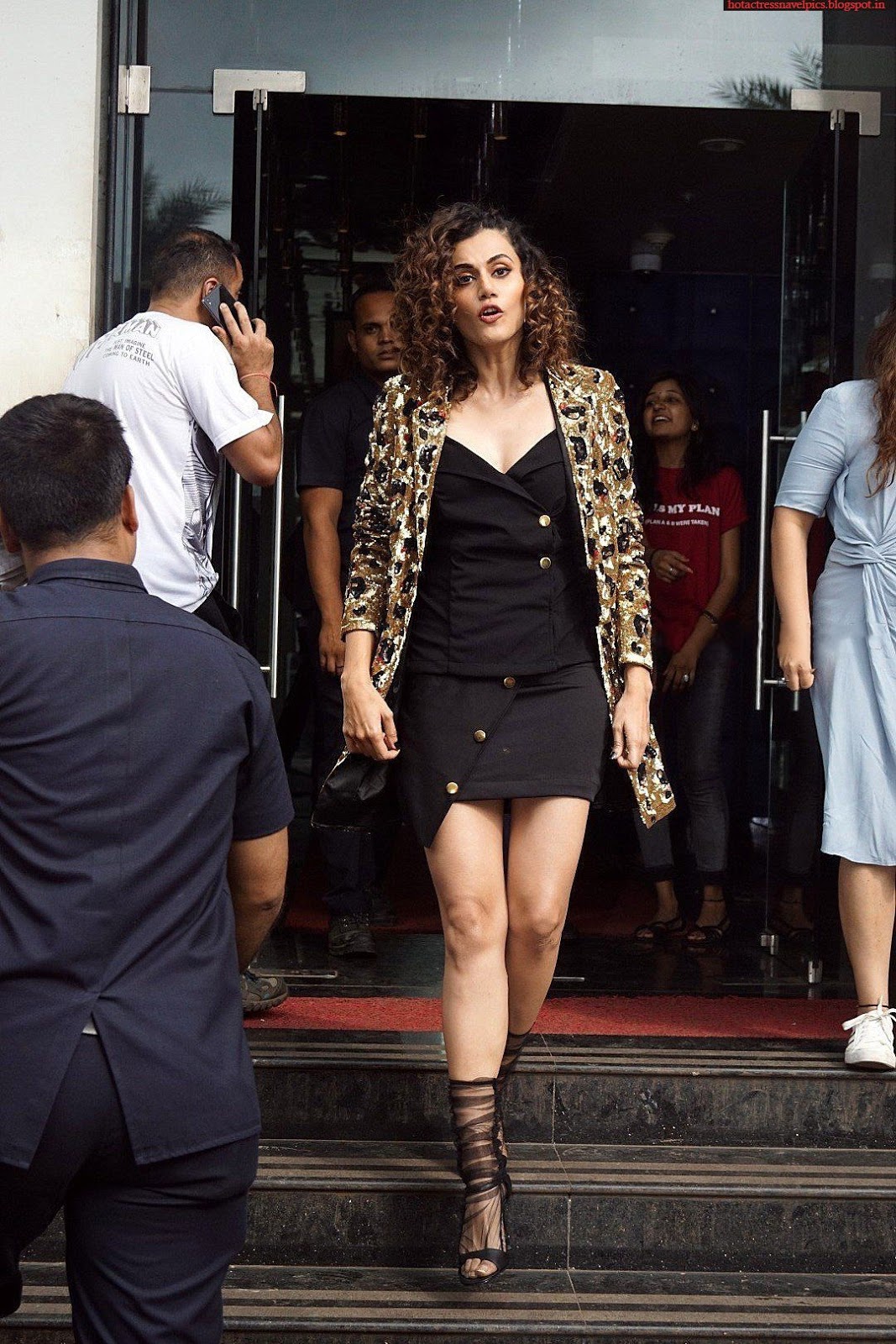 Taapsee Pannu In Mini Skirt