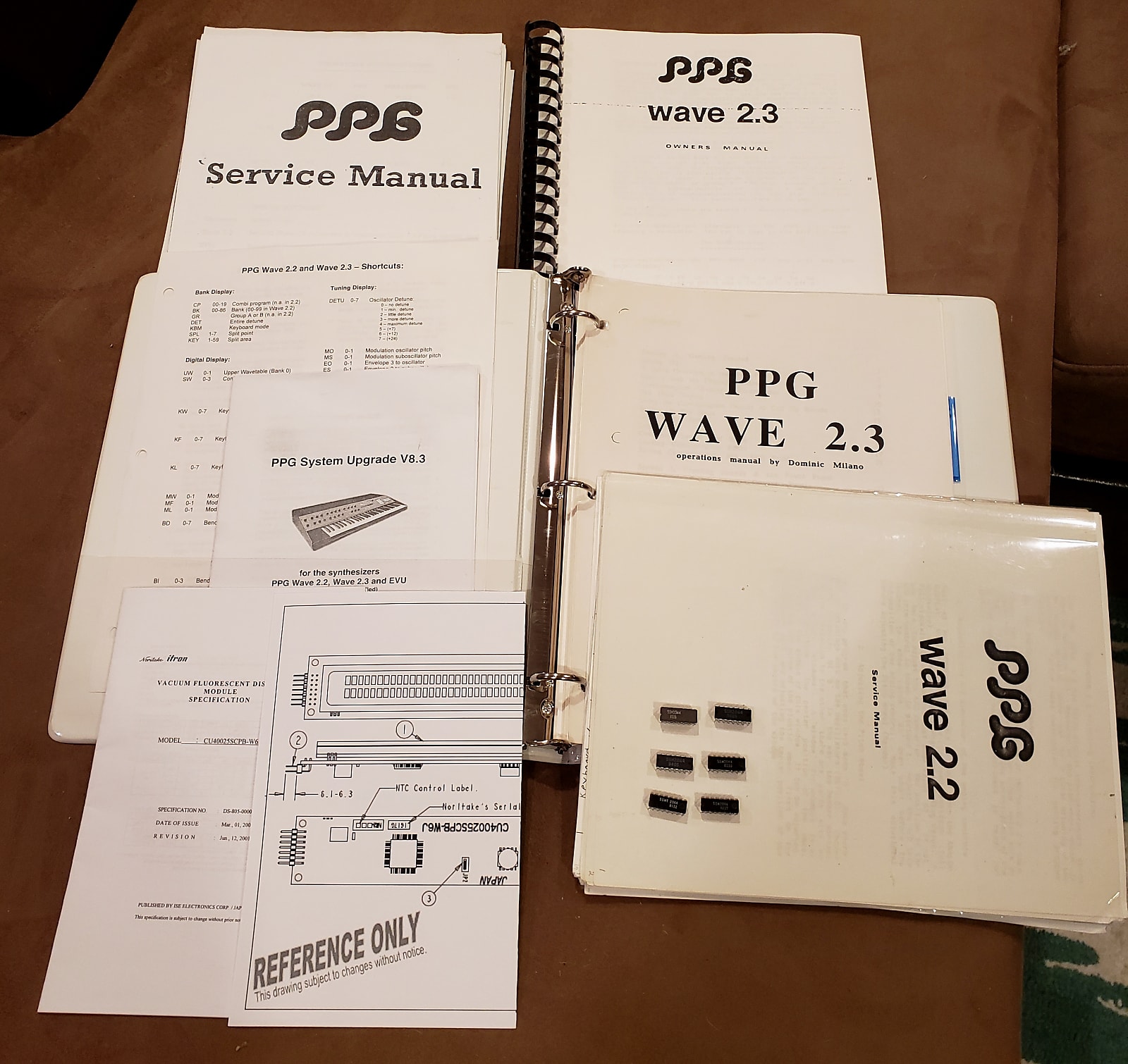 MATRIXSYNTH: PPG 2.3 w. OS 8.3, VFD Display, Docs, SSMs, More