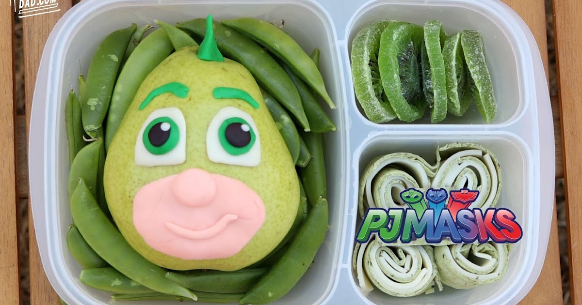 Lunchbox Dad: How to Make a PJ Masks Gekko Lunch