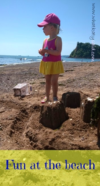 Fun at the beach - What Katy Said