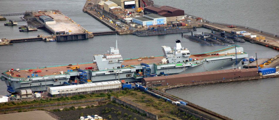 Asian Defence News: Royal Navy Aircraft carrier HMS Queen Elizabeth ...