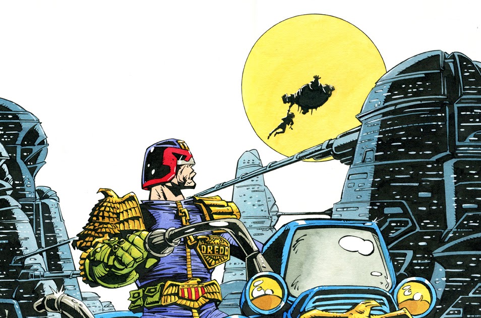 Waiting For Trade: Judge Dredd - "Drokk! Blimp!"