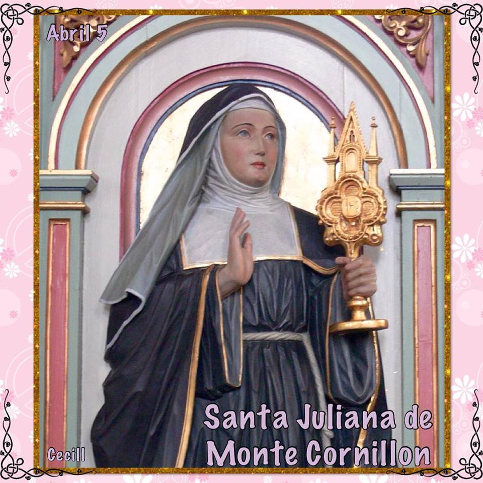 ® Santoral Católico ®: IMAGEN DE SANTA JULIANA DE MONTE CORNILLON