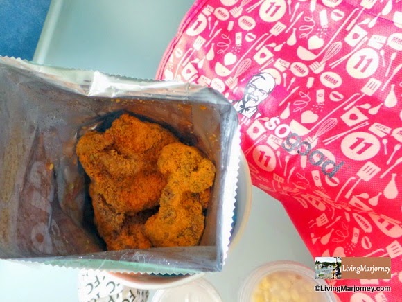 Woman In Digital: KFC Crispy Chicken With Clover Chips Cheese Bits
