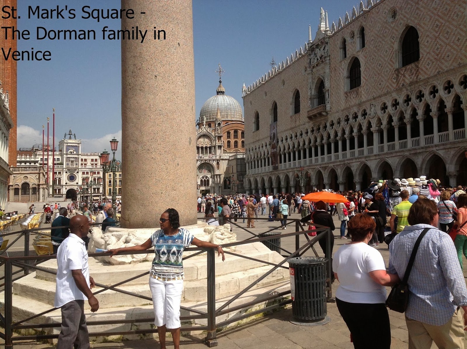 John Dorman and family on an European Tour