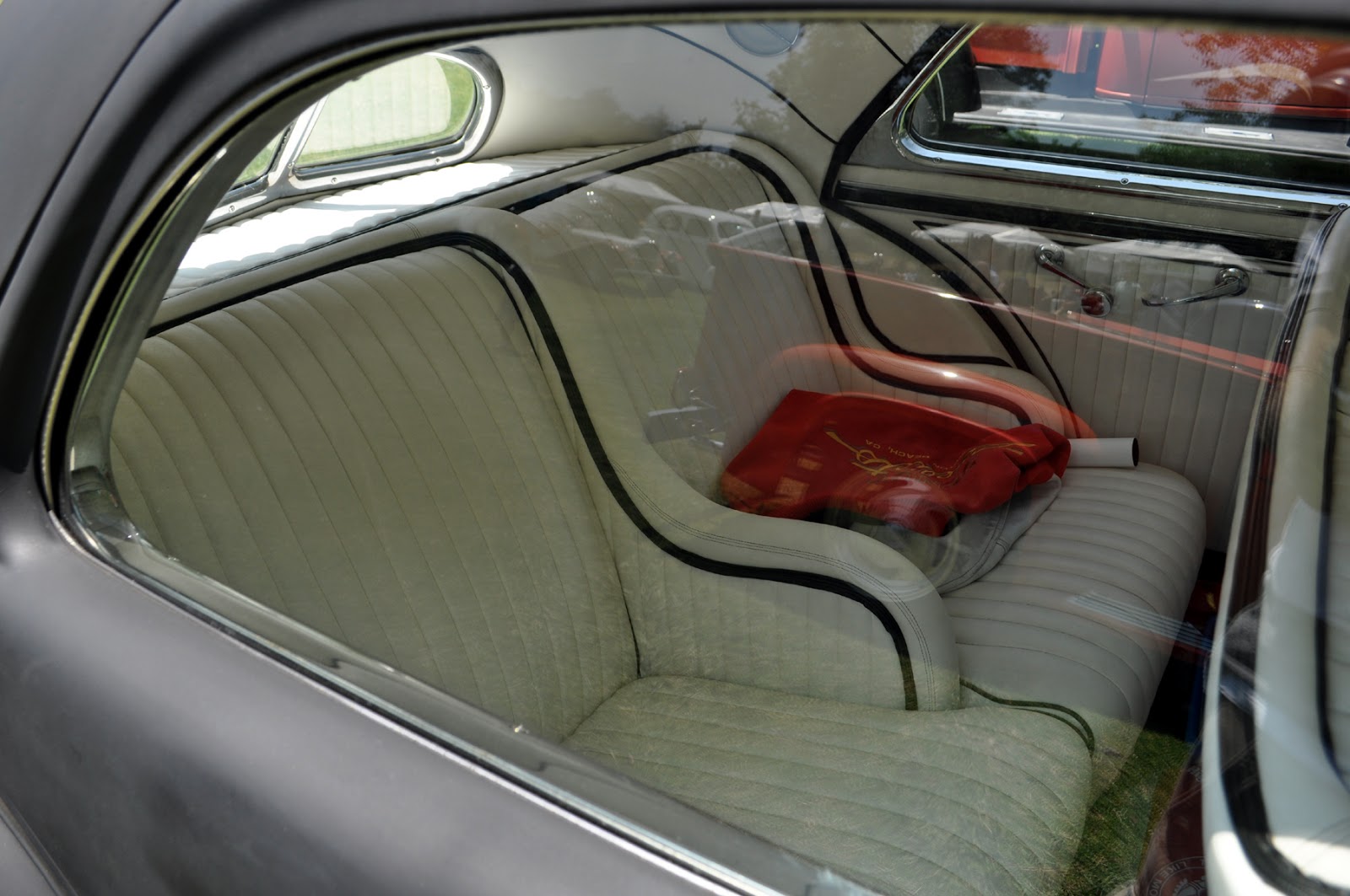 Just A Car Guy: rare one of 2 1936 Cord 810 has been made suede and chrome