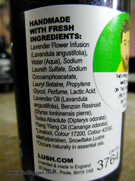 Domokie : Product Review : Lush Twilight Shower Gel