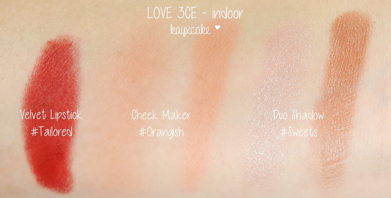 Kay Cake Beauty: 3 Concept Eyes Love 3CE Collection ♡ First Impression