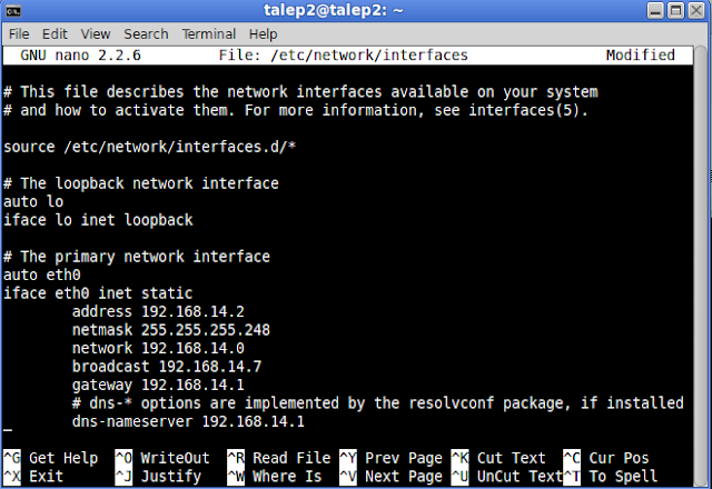 Konfigurasi Debian Router - ABDUL MUTALIP