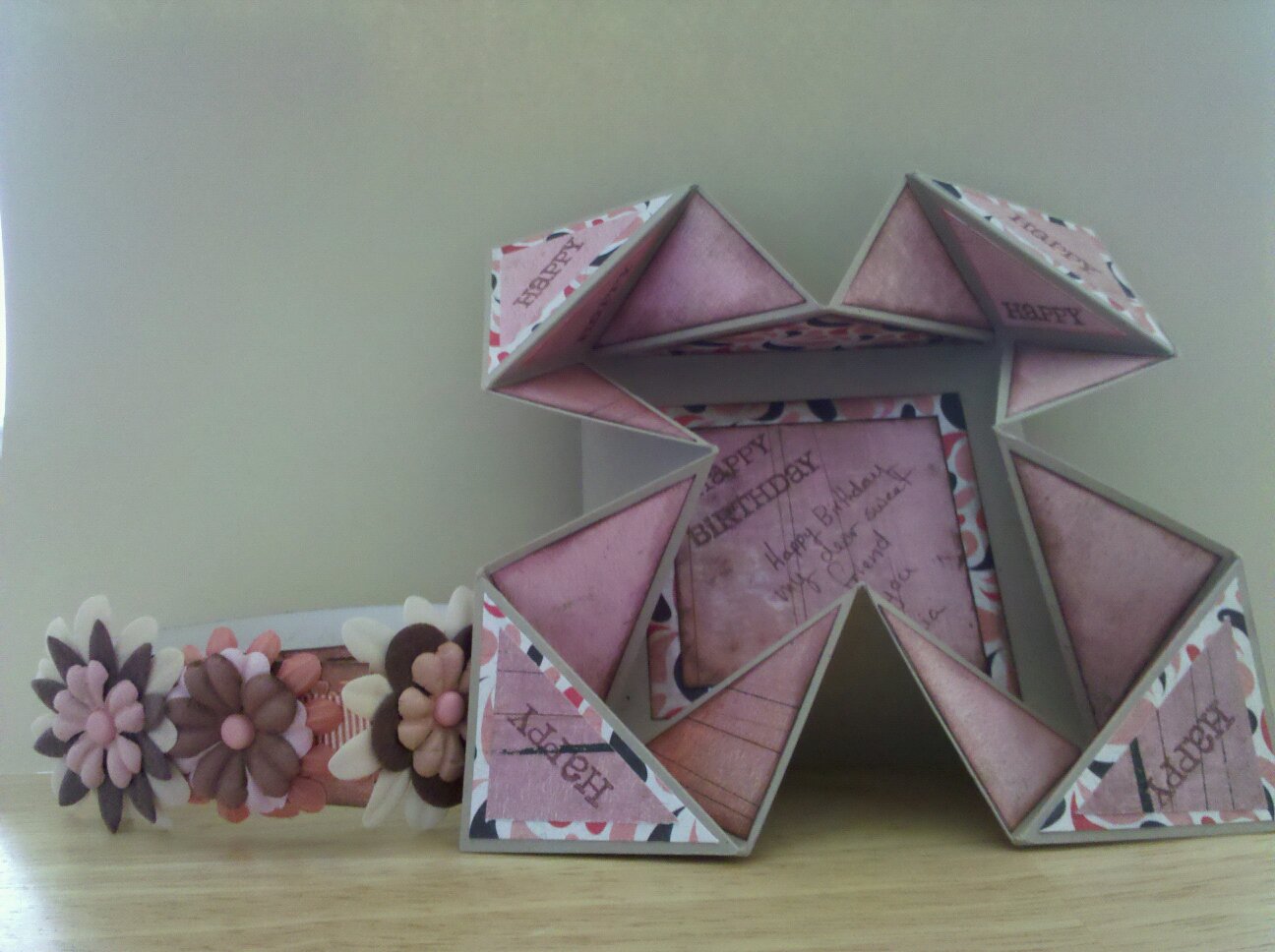 Come & Create With Me: Here is a cute folded card.