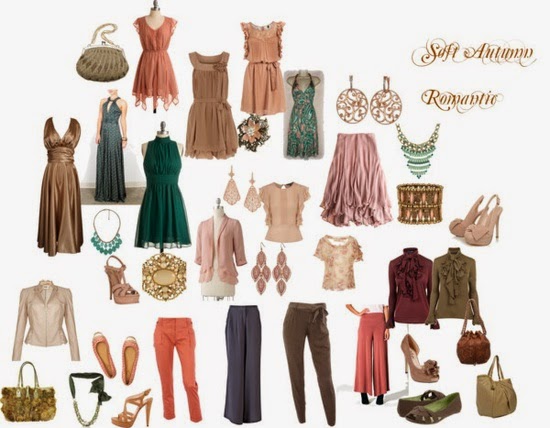 Stagione cromatica Autunno Soft abbigliamento colori