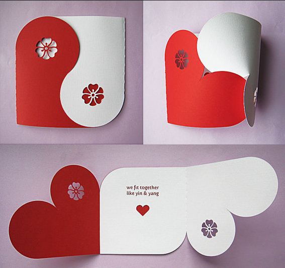 Popular DIY Crafts Blog: How to do Paper Heart Card