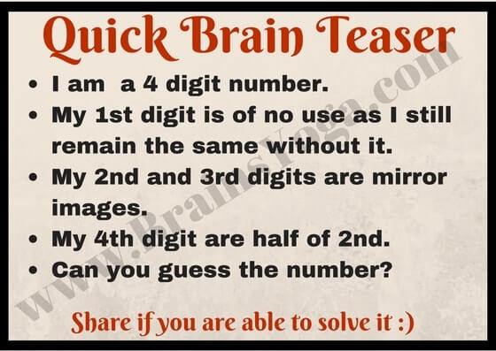 Rapid-Fire Number Brain Teaser | Quick Math Challenge