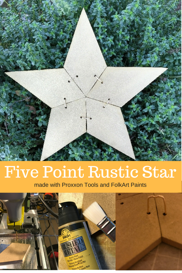 Tiny Tool Time: How to Make Five Pointed Patchwork Star