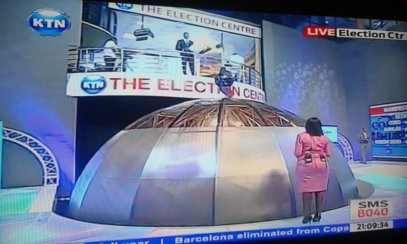 THE LATEST KENYAN NEWS: Pictures of KTN's New Election Studio