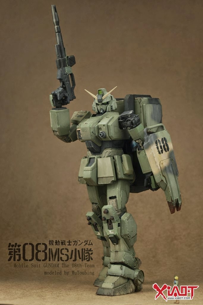 GUNDAM GUY: MG 1/100 RX-79(G) Ez-8 & RX-79(G) Gundam - Customized Build