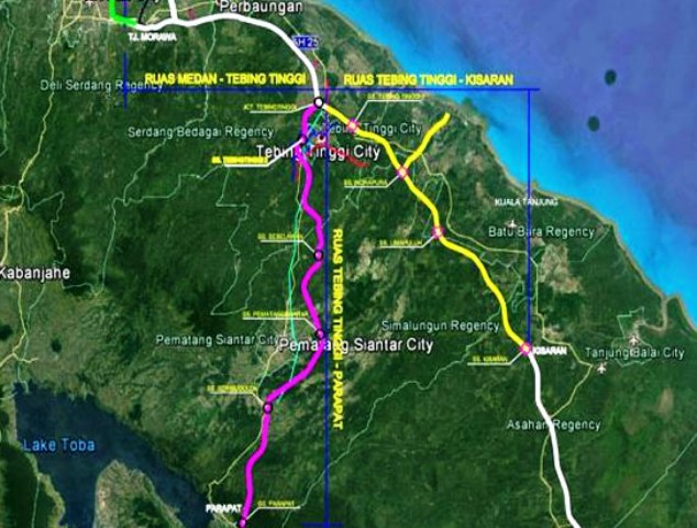 Jalan Tol Medan-Parapat Selesai 2019, Ini Petanya... - SOPO TOBA