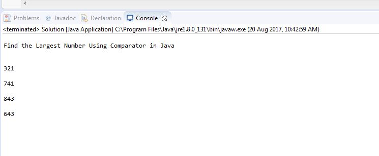 Free Programming Source Codes And Computer Programming Tutorials Find The Largest Number Using