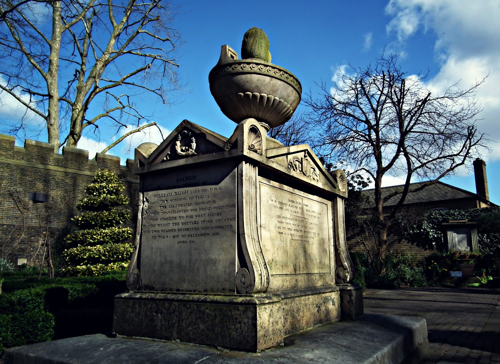 The London Dead: William & Betsy Bligh, St Mary's-at-Lambeth