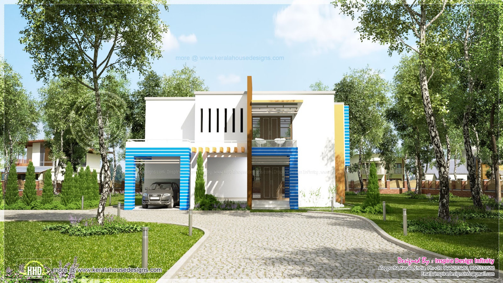 New generation contemporary house exterior - Kerala Home Design and ...