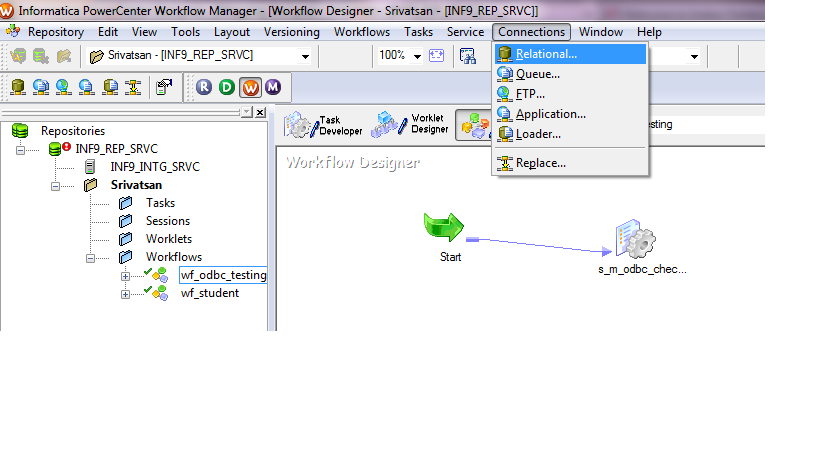 Informatica and Boxi for Dummies: Creation of Relational Connection!!