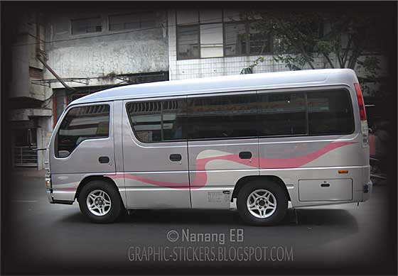 Wrap Vinyl Stickers Mini Bus | Graphic Stickers