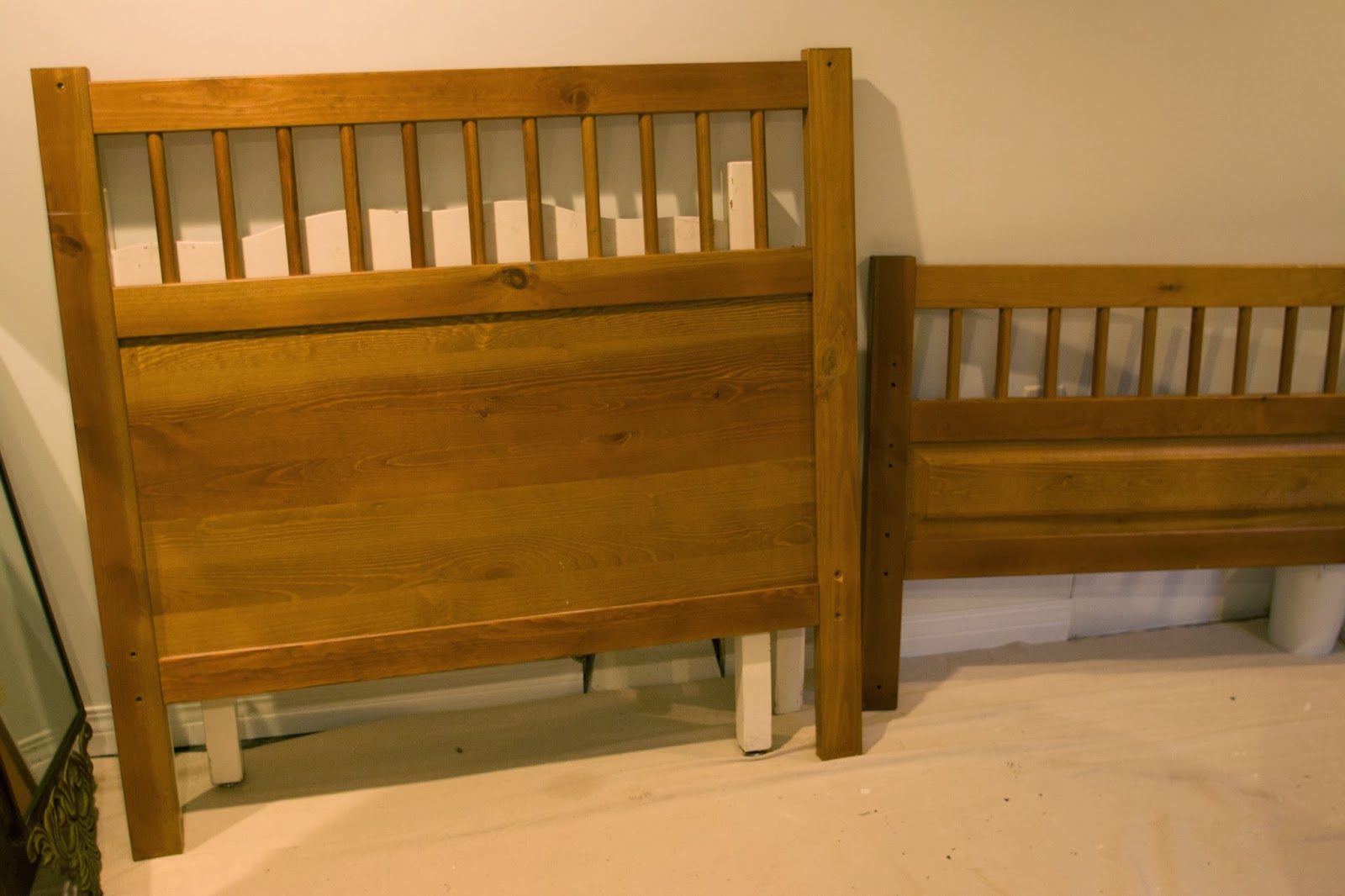 sweet tree furniture: cottage style panel bed frame