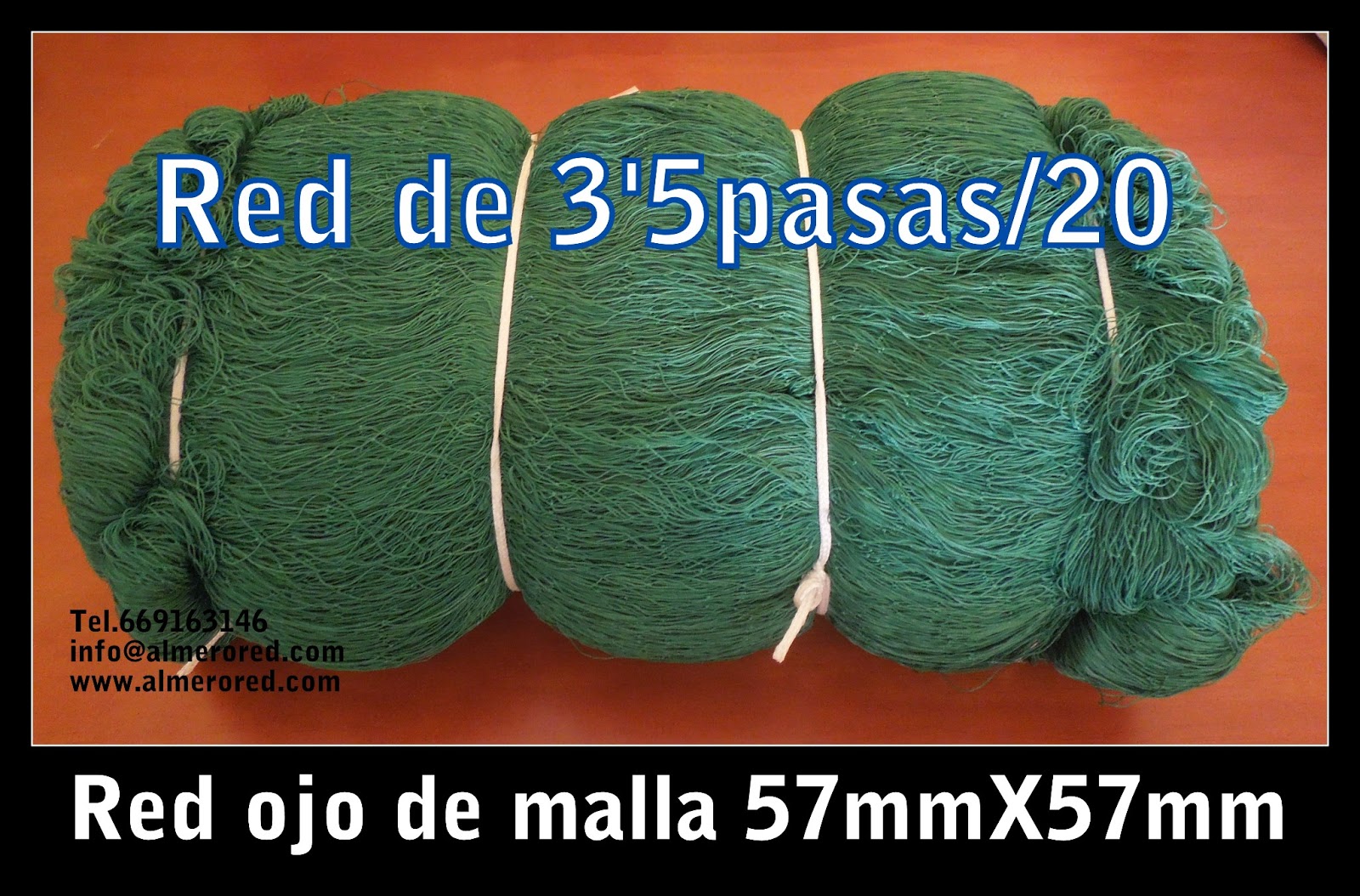 Red de nylon 3'5/20 - Almerored