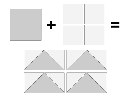 The easy way to calculate flying geese quilt blocks – Sie Macht
