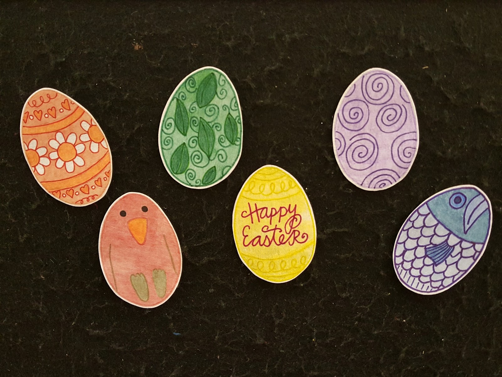 Literary Hoots: Flannel Friday: Chester's Colorful Easter Eggs