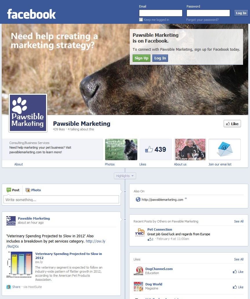 Pawsible Marketing Blog: How to set up your new pet business Facebook ...