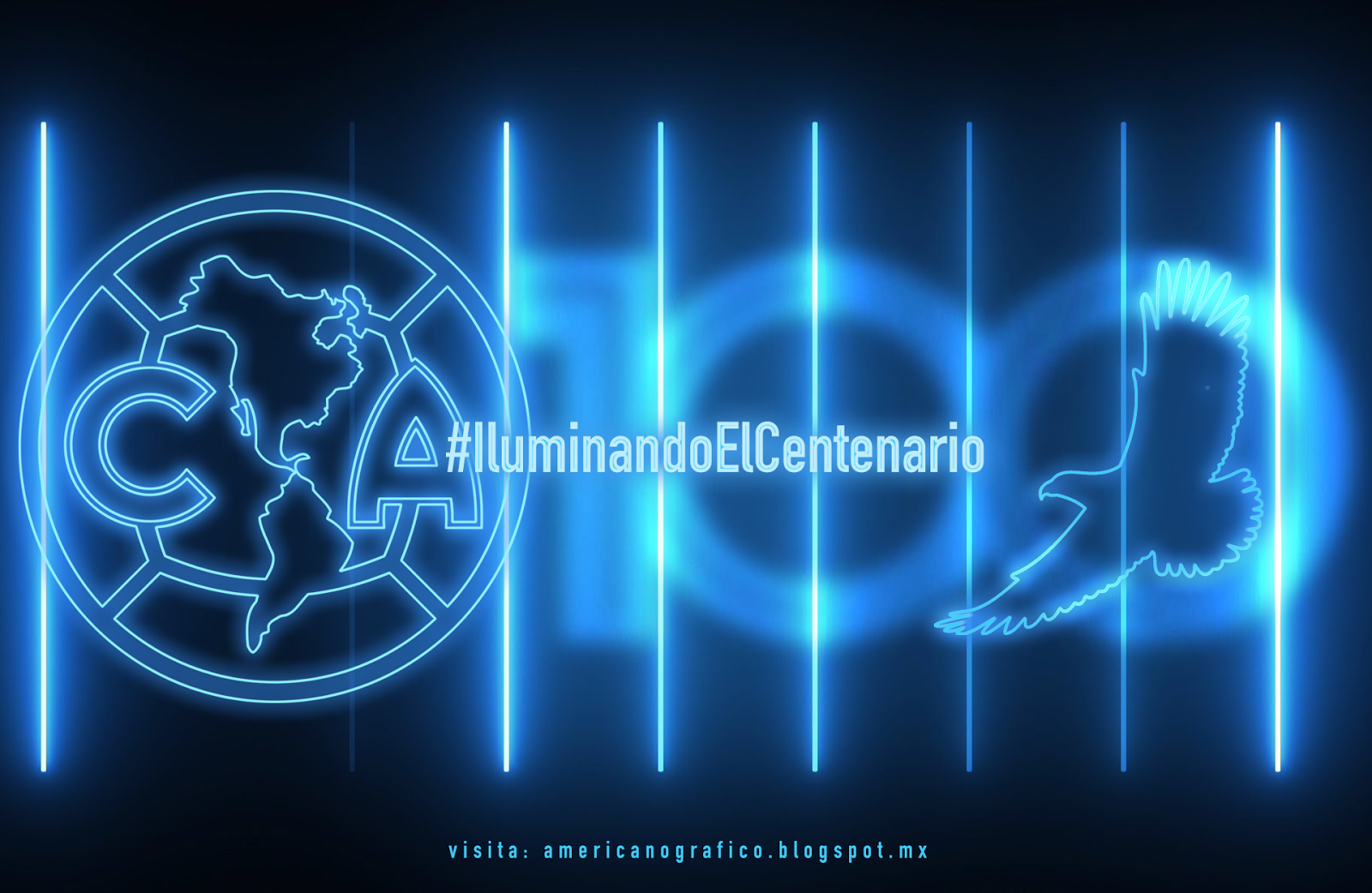 AMERICAnografico: Iluminando el Centenario • Club América