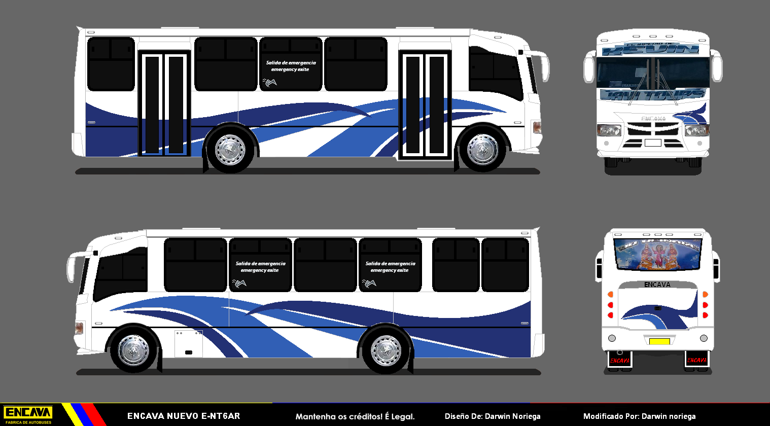 Diseños Encava y Otra Buses Venezuela: Encavas Pintadas