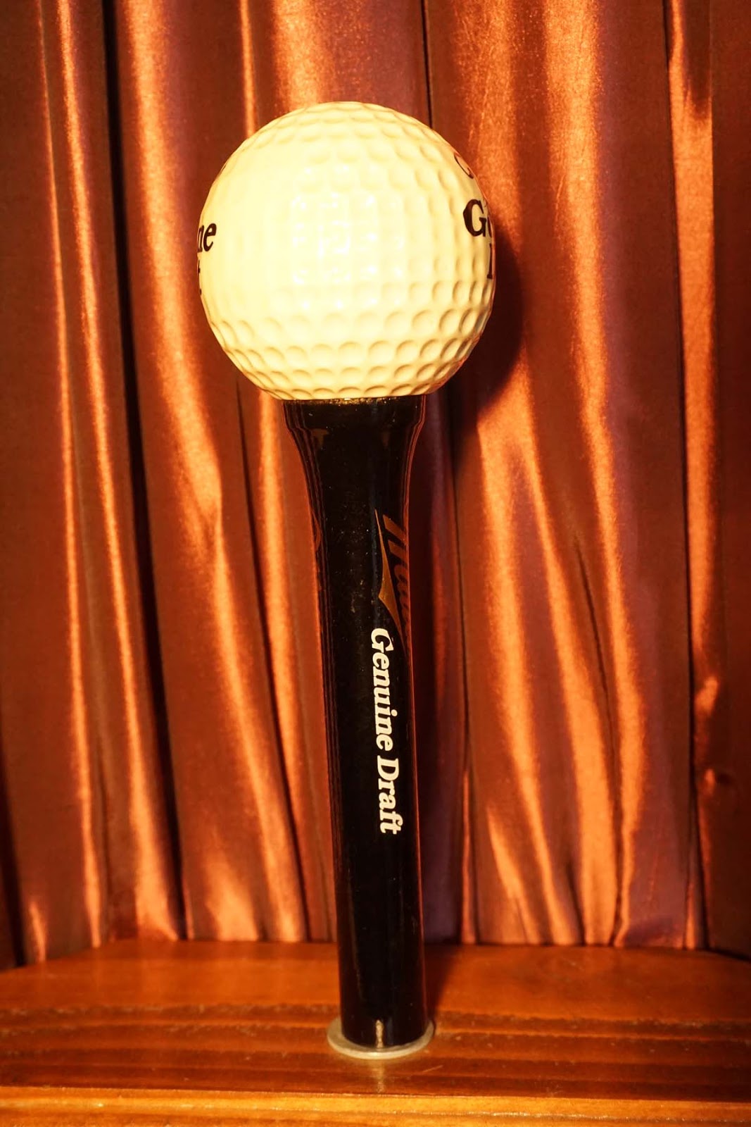 Tap Handle #654: Miller - MGD Golf Ball and Tee