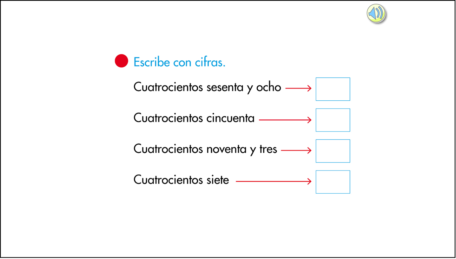 Números del 400 al 499 - CEIP José Calderón