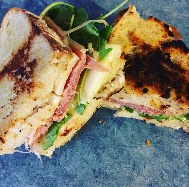 Monster Misa: New Recipe: Prosciutto Panini with Sun-Dried Tomato Spread