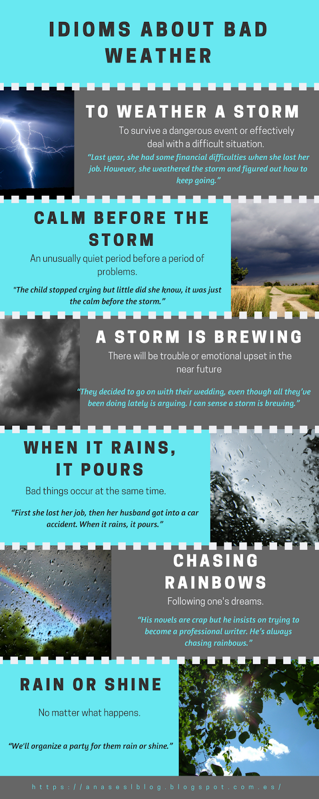 CPI Tino Grandío Bilingual Sections: Idioms about bad weather