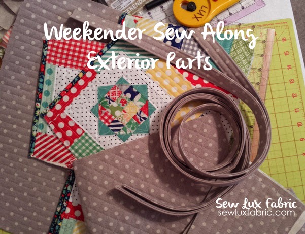 Sew Lux Fabric : Blog: Weekender Sew Along : Making the Exterior