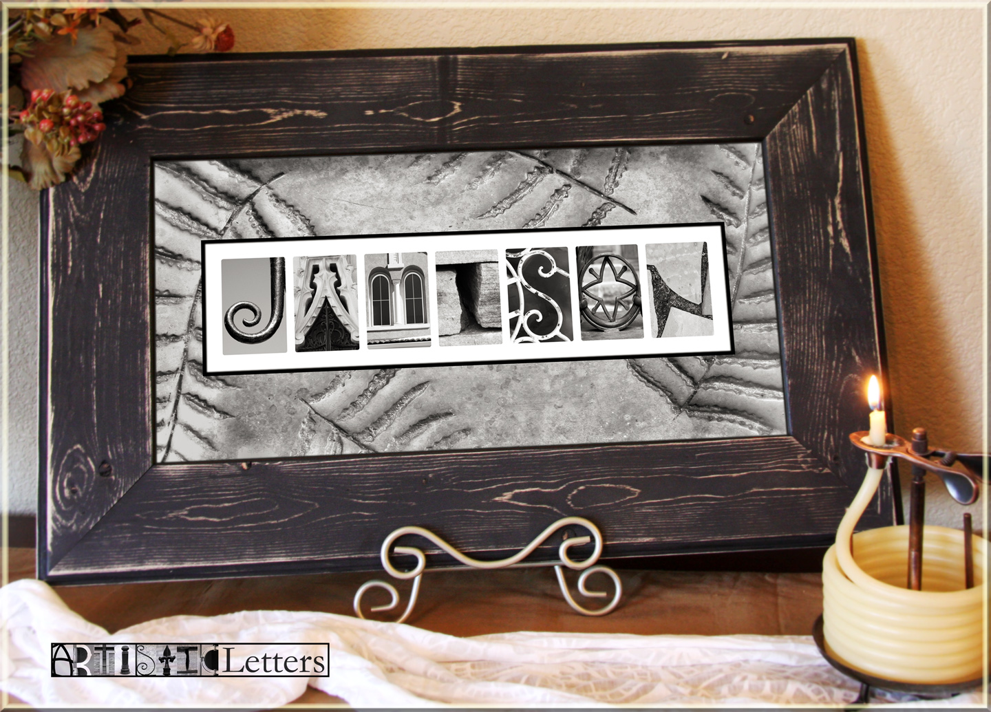 Alphabet Photography by ArtisticLetters: Framed Alphabet Photography Names