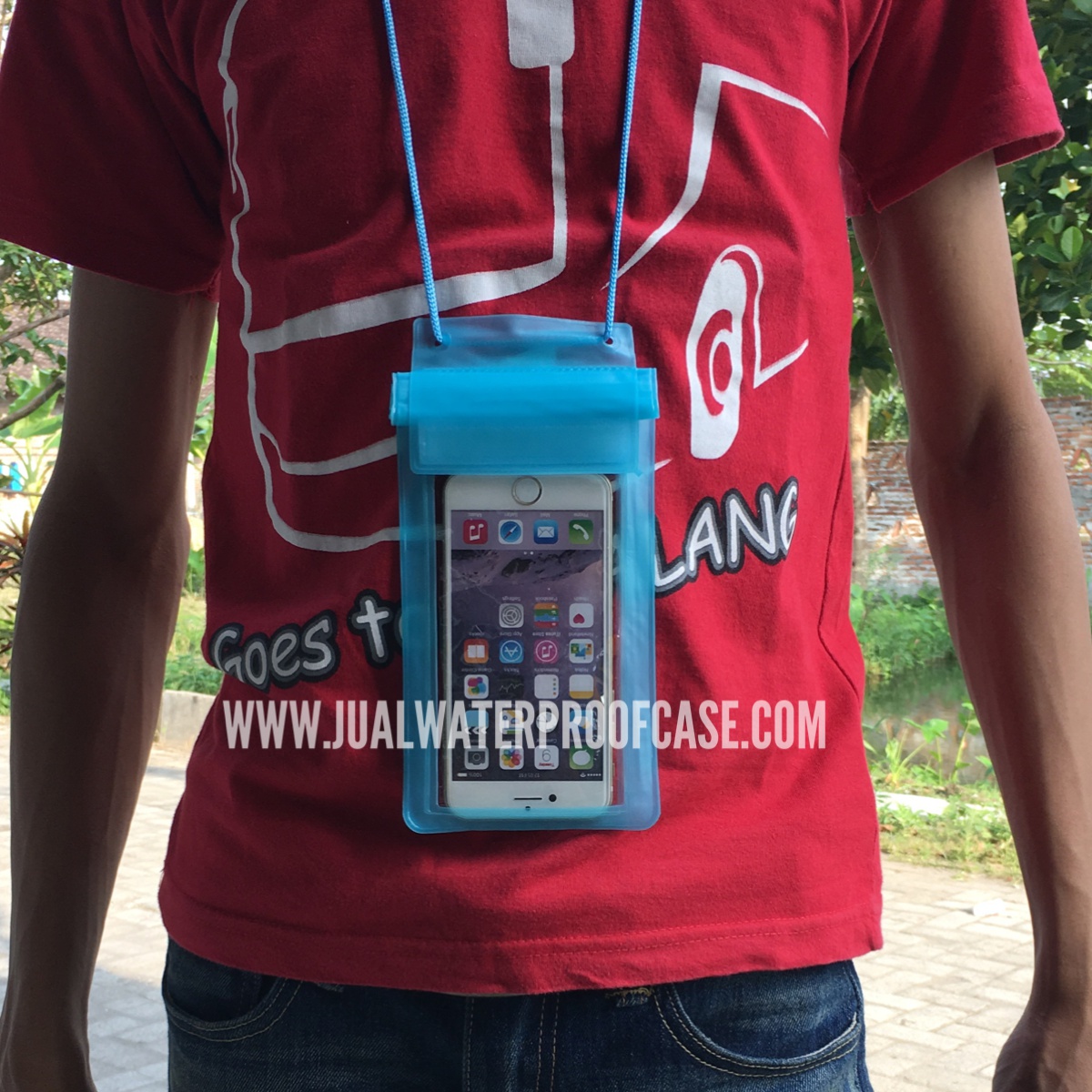 Waterproof Case HP Murah Ukuran XL | Sarung HP Anti Air ...