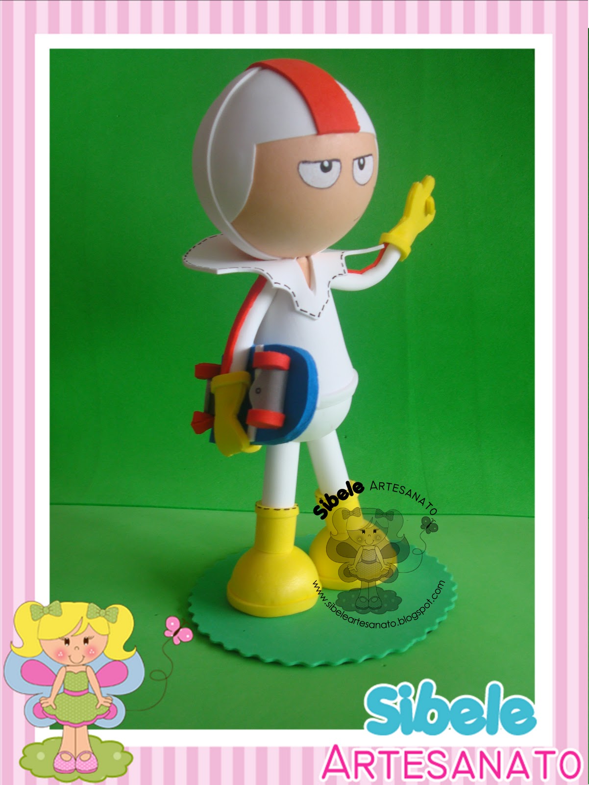 Sibele Artesanato: kick buttowski