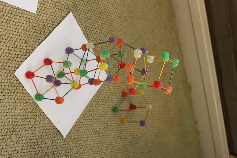 Aloha Norden: Gumdrop and toothpick tower building challenge