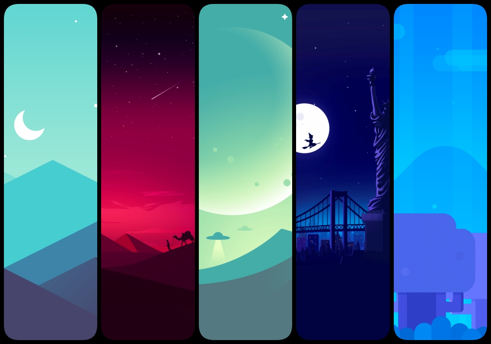 10 MINIMALIST WALLPAPERS 1080p