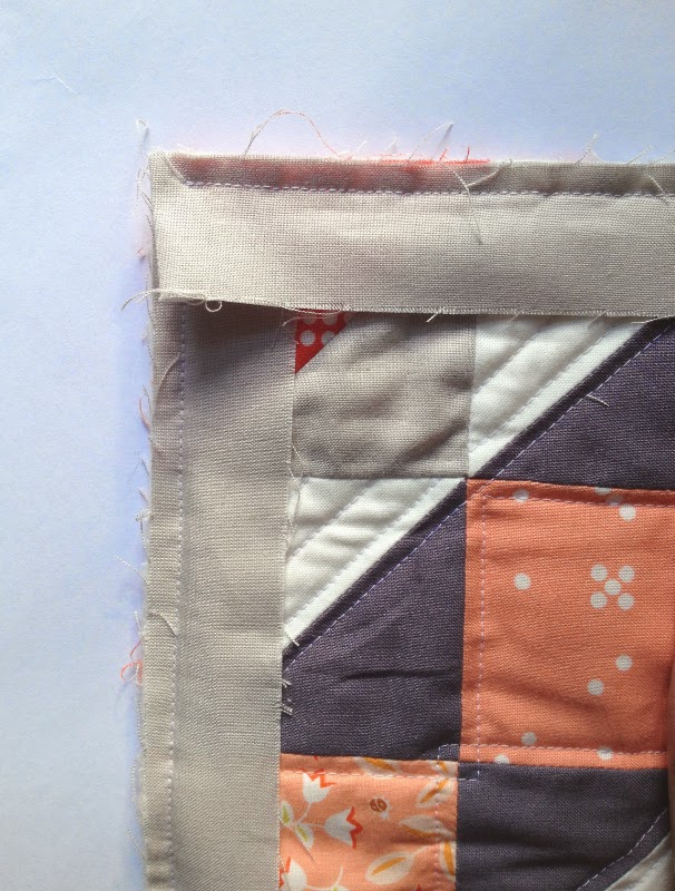 Skyberries Handmade: Single Fold Binding - a mini tutorial