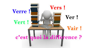 Vers, Vert, Ver, Verre ou Vair