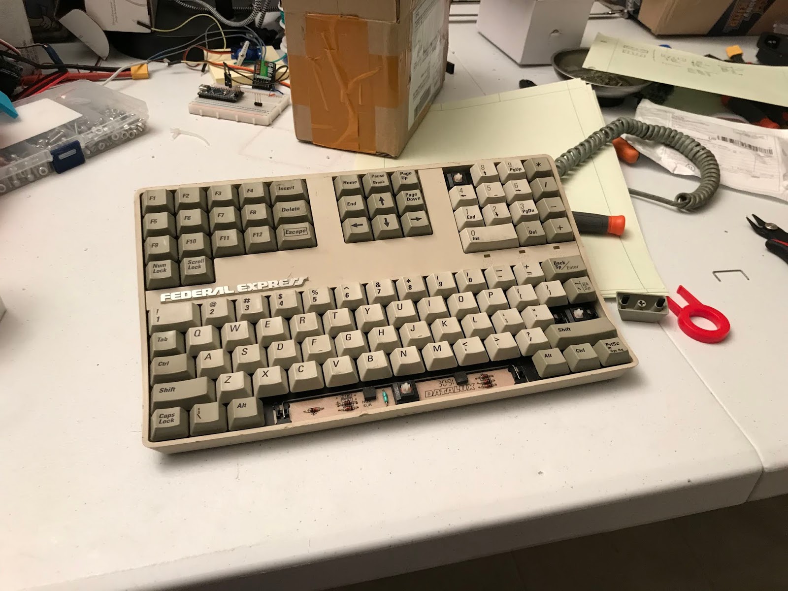My Project Blog: Datalux Keyboard Teardown
