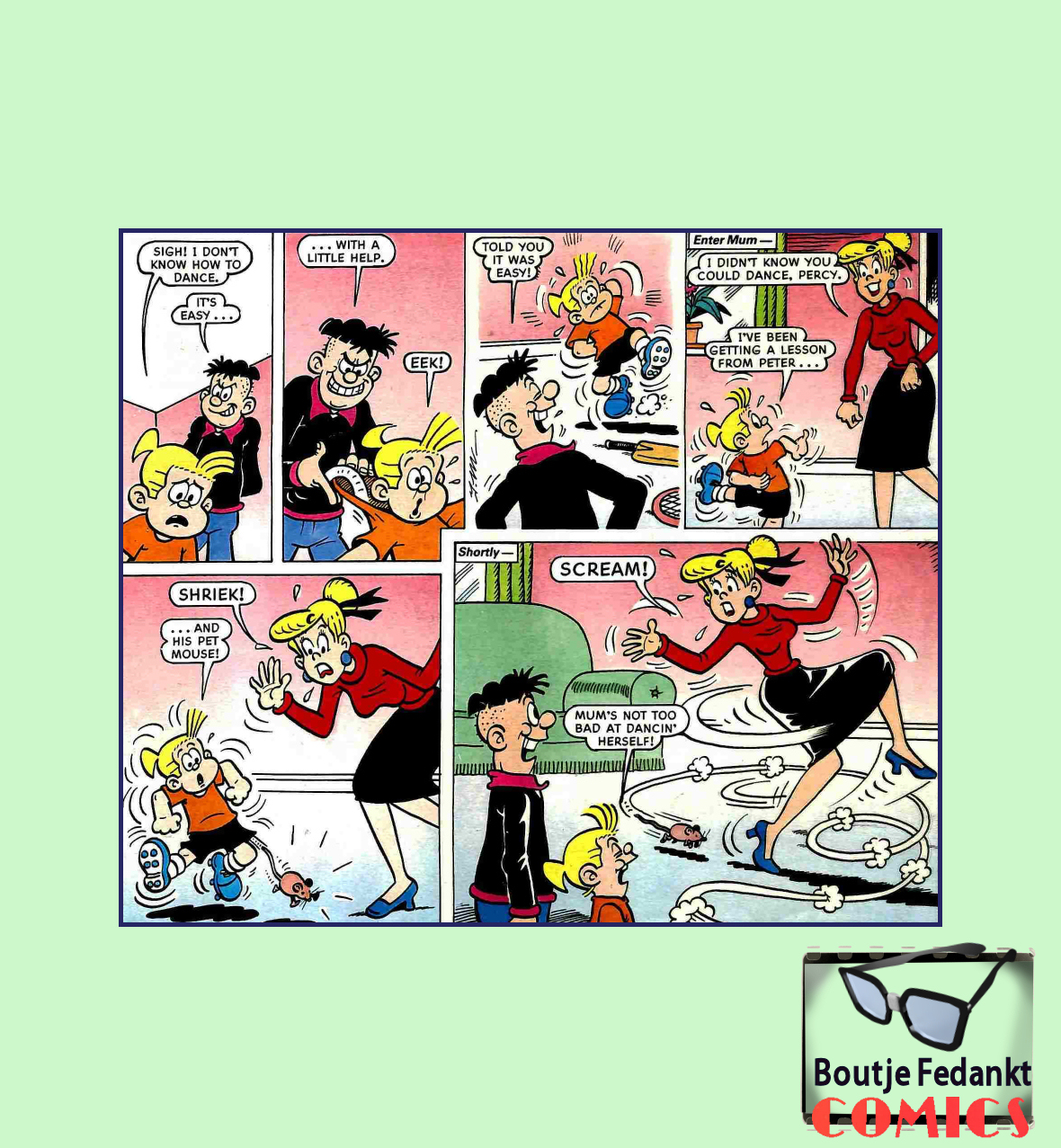 Old-fashioned Comics: Growing Paynes strip - UK Comics Archive Compilation