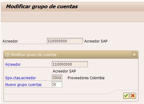 SAP Paso a Paso RD: Modificar Grupo de Cuenta Deudor y Acreedor