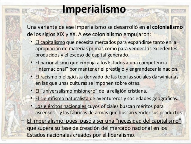 CIENCIAS SOCIALES: TEMA 4. IMPERIALISMO. CIENCIAS SOCIALES: TEMA 4. IMPERIALISMO.