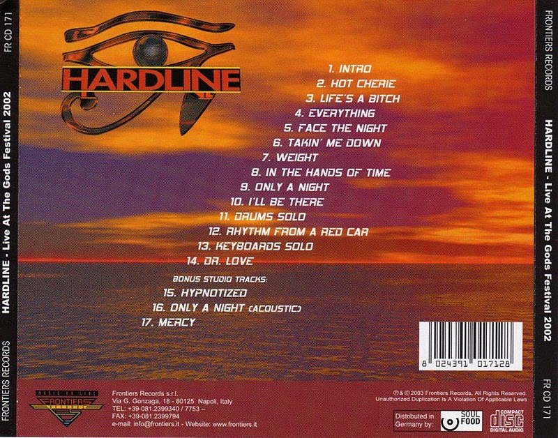 Jolly Joker`s Ohrenbalsam: HARDLINE, DOUBLE ECLIPSE, CD, 1992